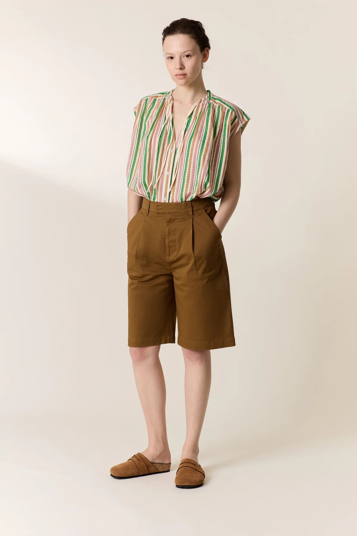 Short Queti camel Leon & Harper - Lilou